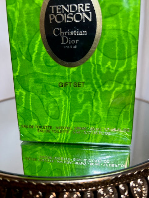 Tendre Poison Dior perfume set 50 ml + edt 5 ml. Rare, vintage 1994. S ...